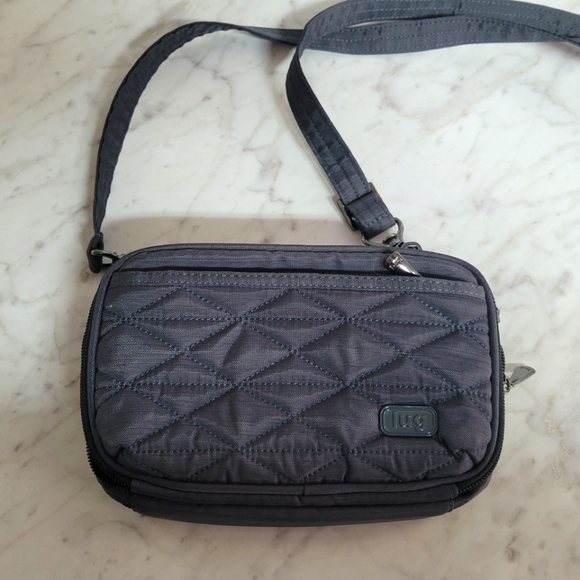 lug | Bags | Lug Roundabout Crossbody Bag In Dark Gray | Poshmark